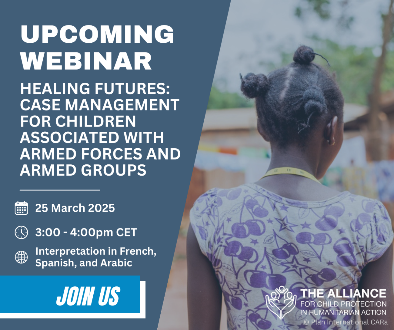Webinar | Healing Futures: Case Management for Children Associated with Armed Forces and Armed ...
